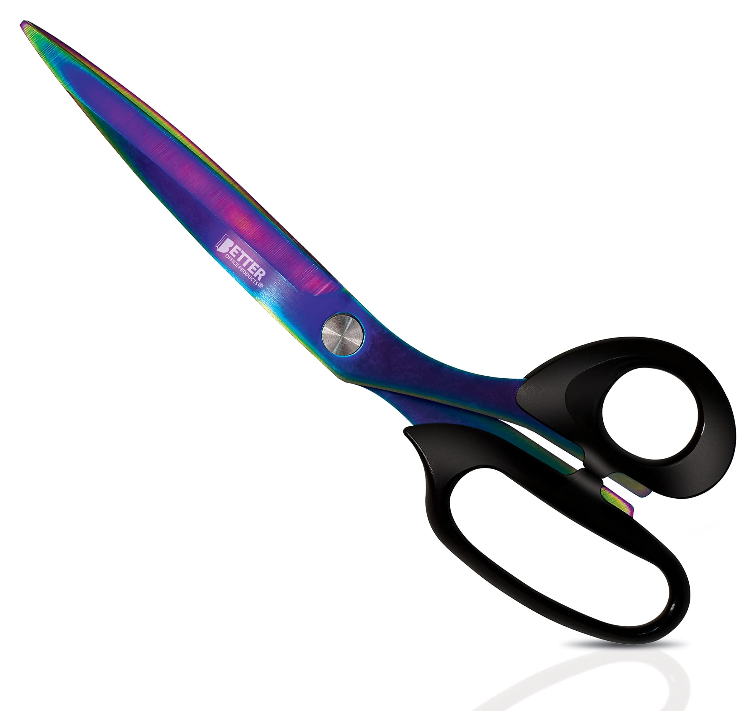 Better Office Products Professional Tailor Scissors, 10.25", Titanium ...
