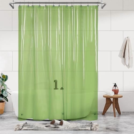Extra Long Shower Curtain Liner with 3 Magnets - 72" x 84" XL ...