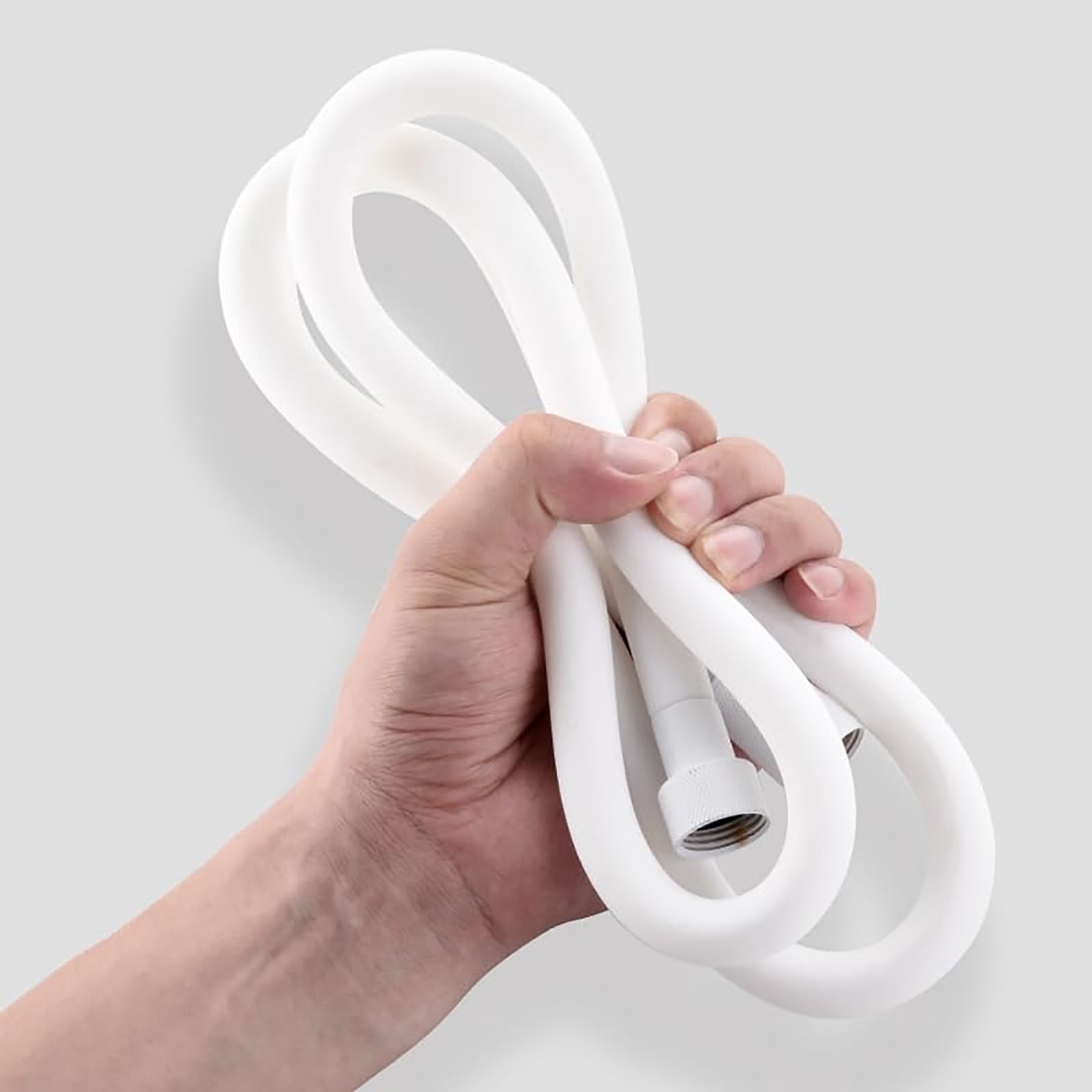 Extra Long Silicone Shower Hose, Explosion-Proof Anti-Tangle Flexible ...