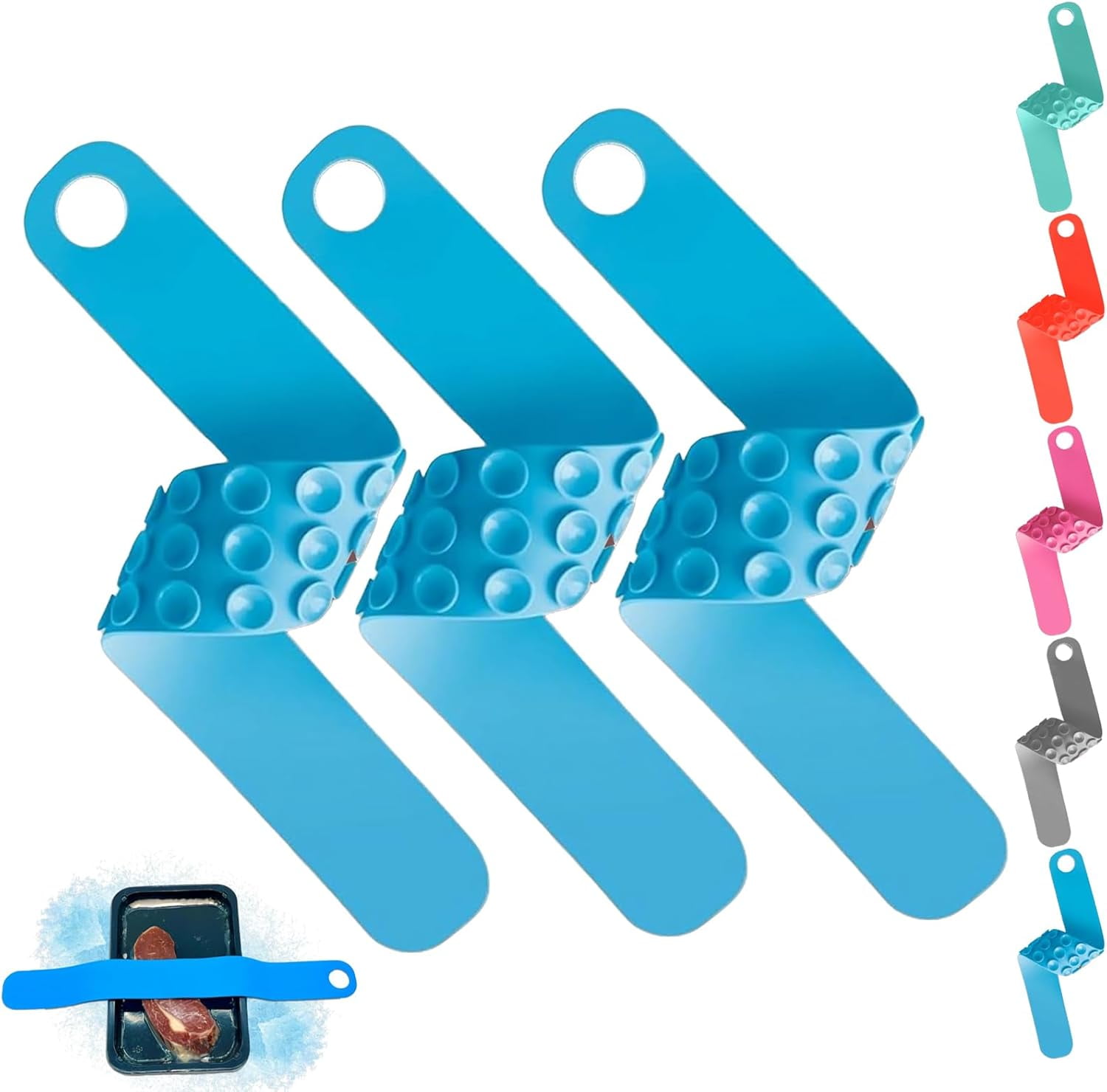 Extra Long Silicone Thawing Belts,Silicone Meat Thawing Belt,3/5Pcs ...