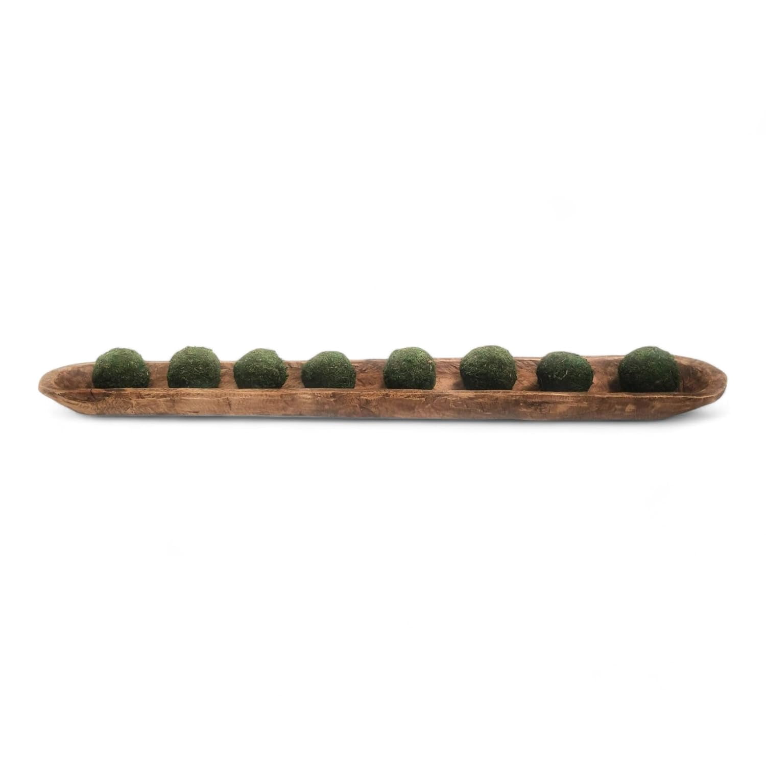 Extra Long Skinny Wood Dough Bowl Long Wood Decorative Bowl The Rio ...