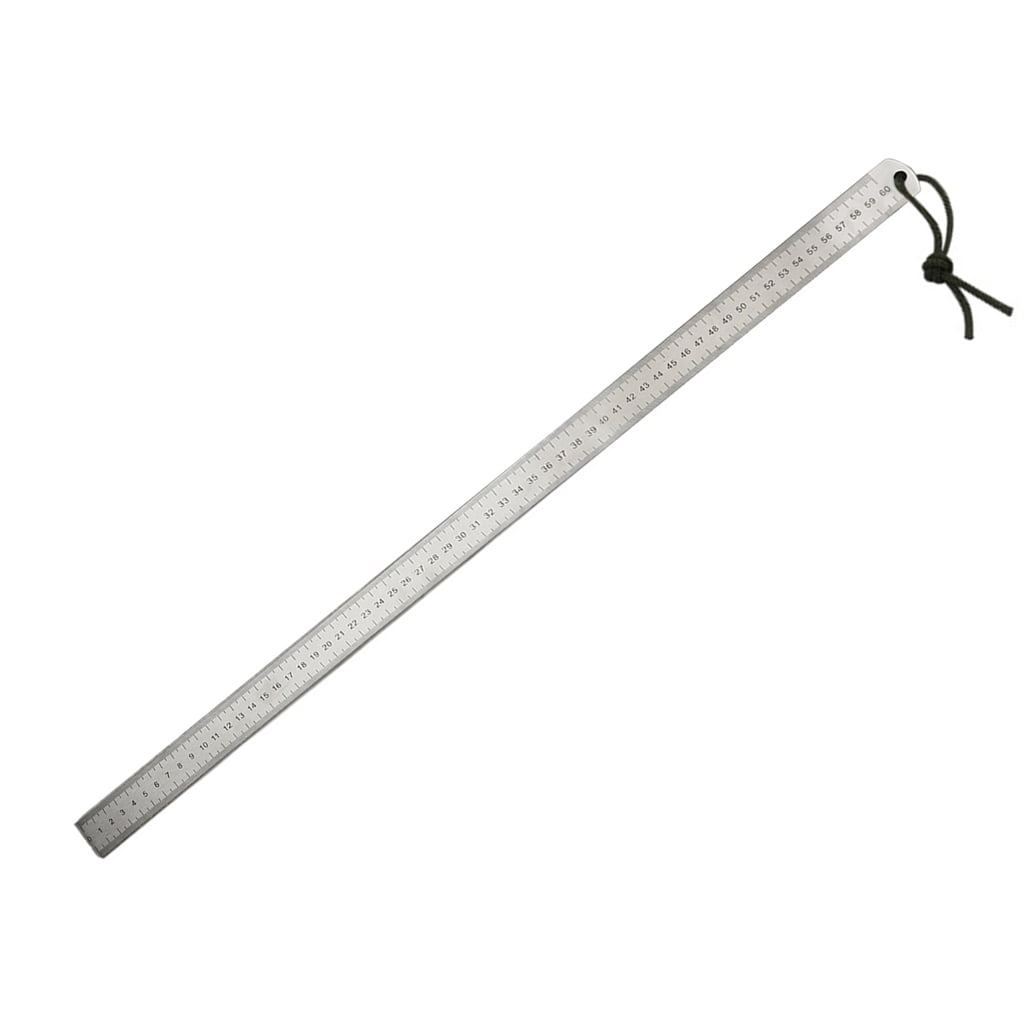 Extra Long Steel Measuring Rulers 5mm Thick Resistant Tool with Clear ...