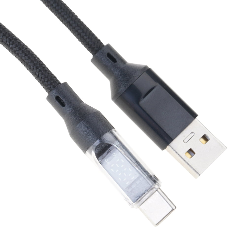 Extra Long USB C Charger With Voltages Monitor 120W Super Fast Charging ...