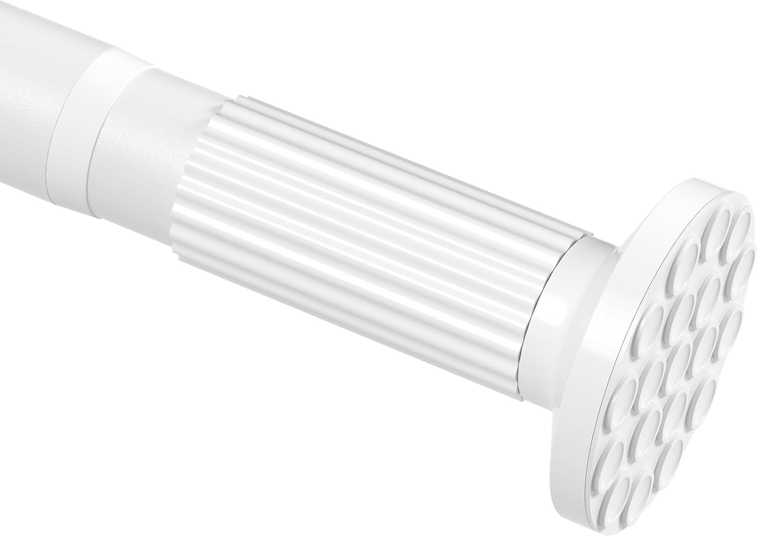 Extra Long White Tension Curtain Rod, Adjustable 51-168 Inches, Heavy ...