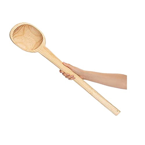 Extra-Long Wooden Cooking Spoon - Heavy-Duty Stirring and Mixing ...
