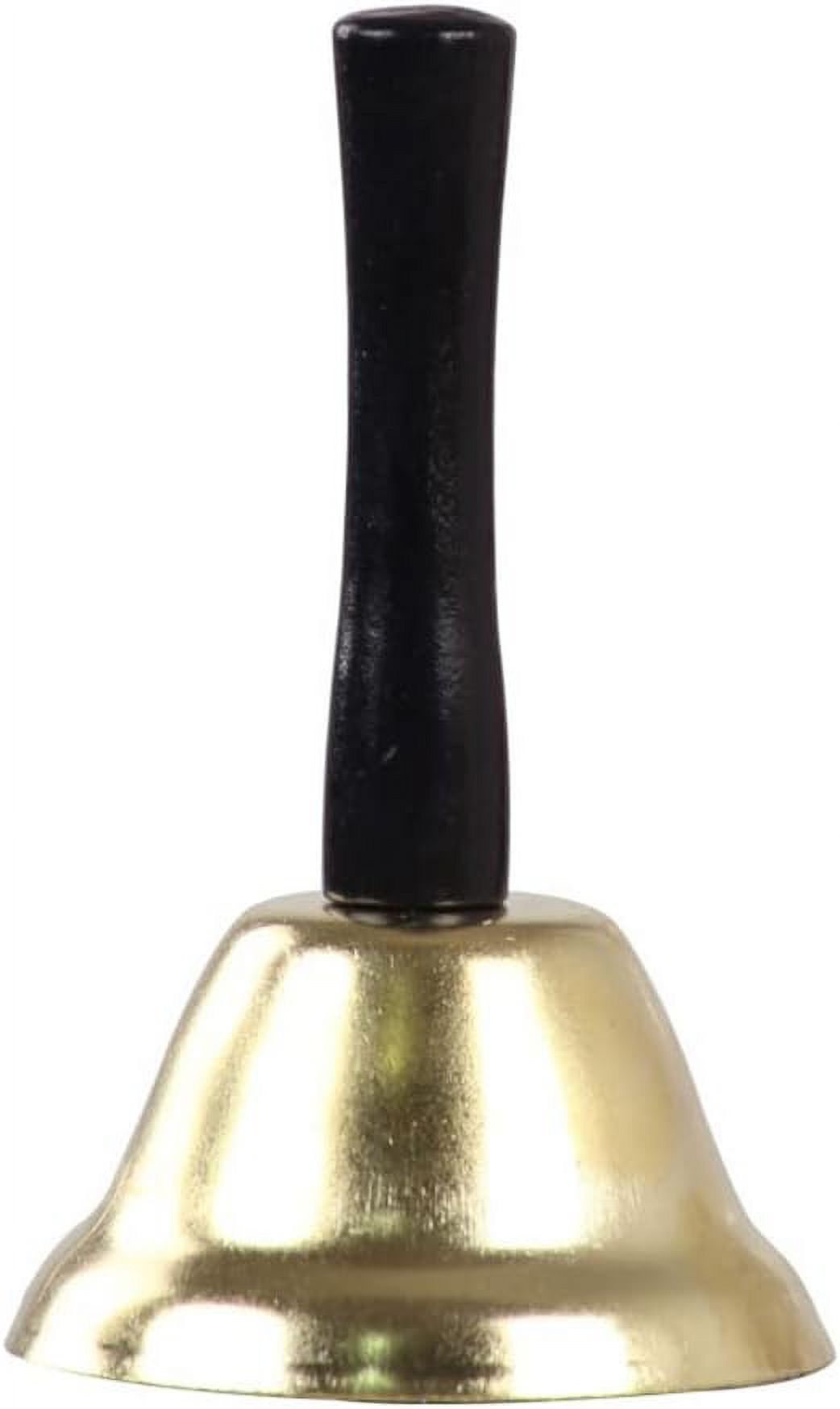 Extra Loud Hand Call Bell Wooden Handle Metal Handheld Bell Ringing ...