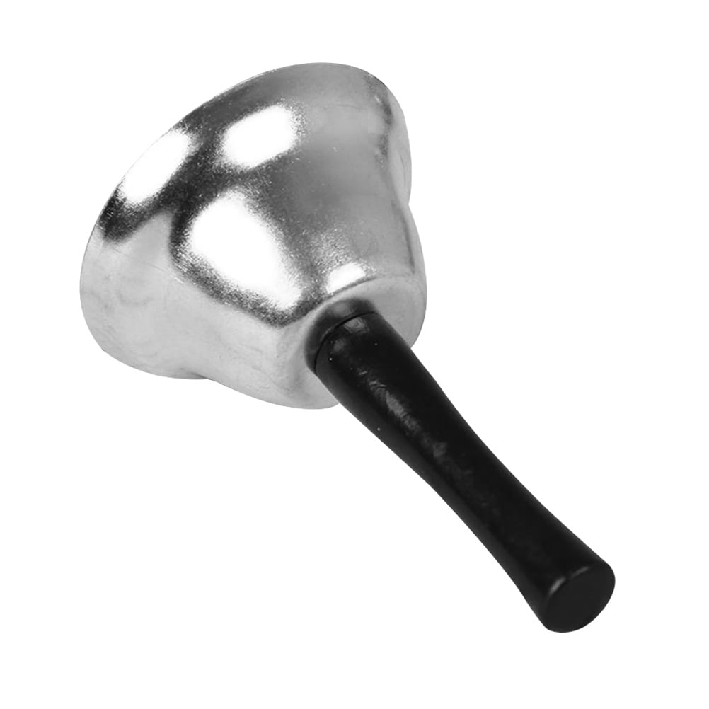 Extra Loud Hand Call Bell Wooden Handle Metal Handheld Bell Ringing ...