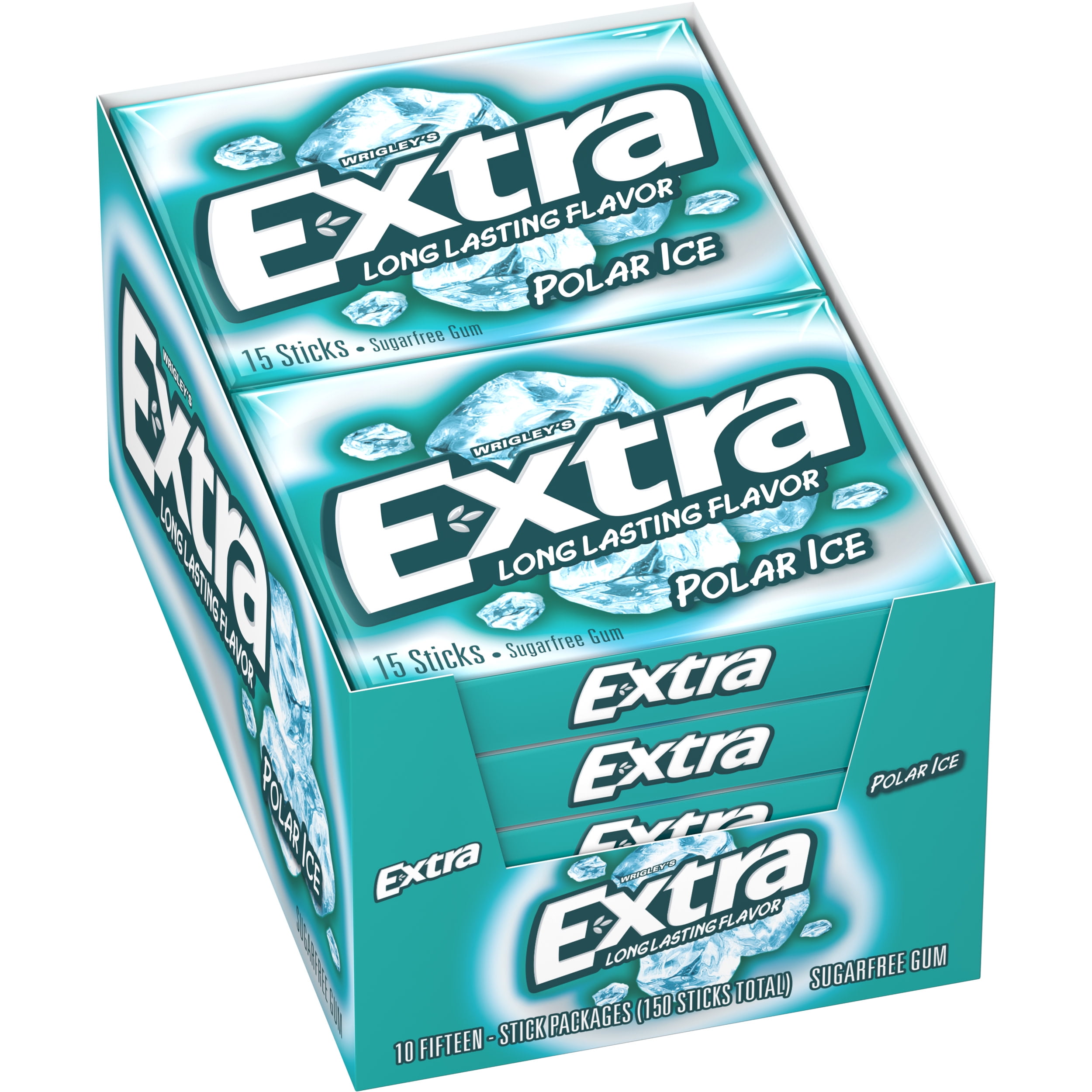 Extra Polar Ice Sugar-free Chewing Gum - 10 Pack - Walmart.com