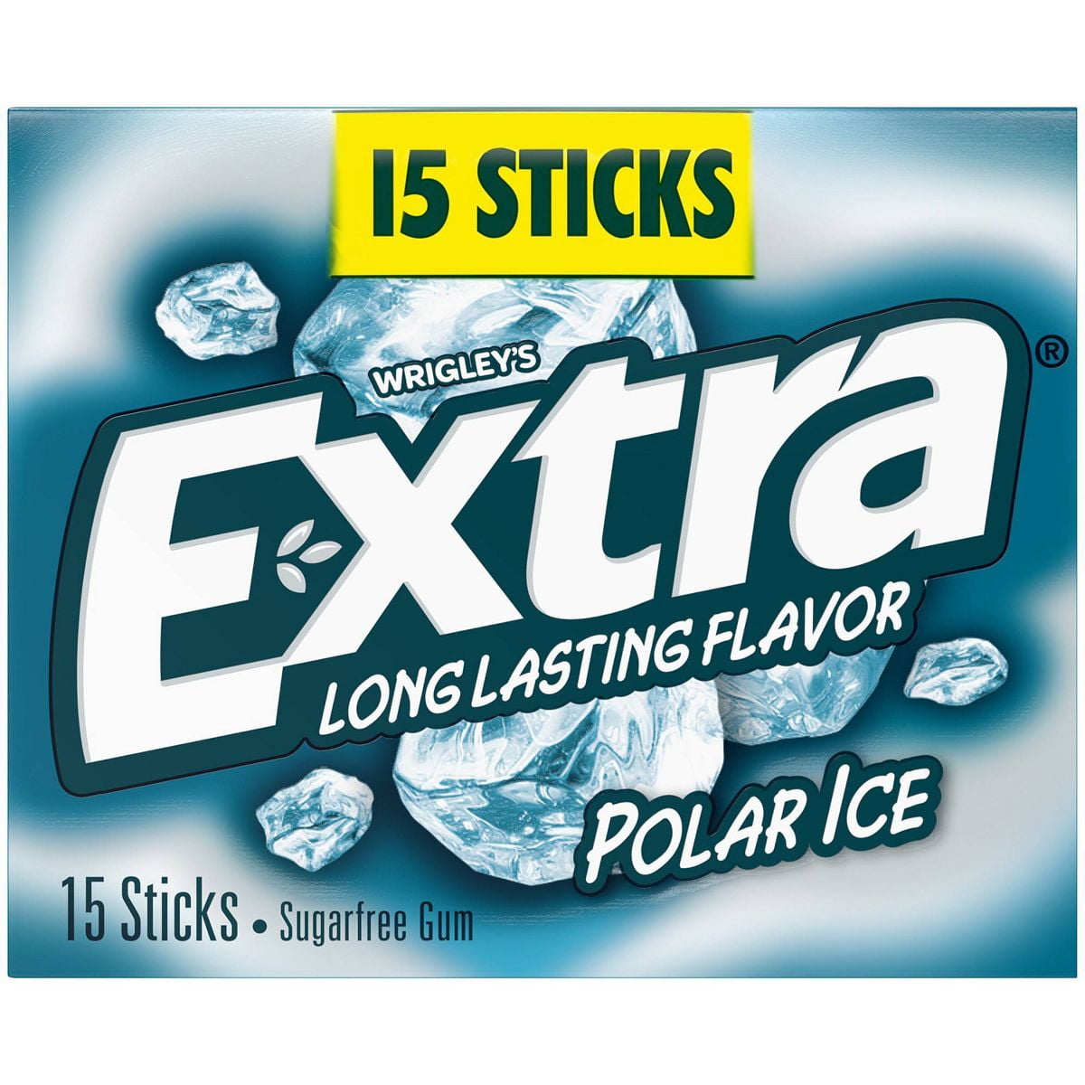 Extra Polar Ice Sugarfree Mint Chewing Gum - 15ct - Pack of 2 - Walmart.com