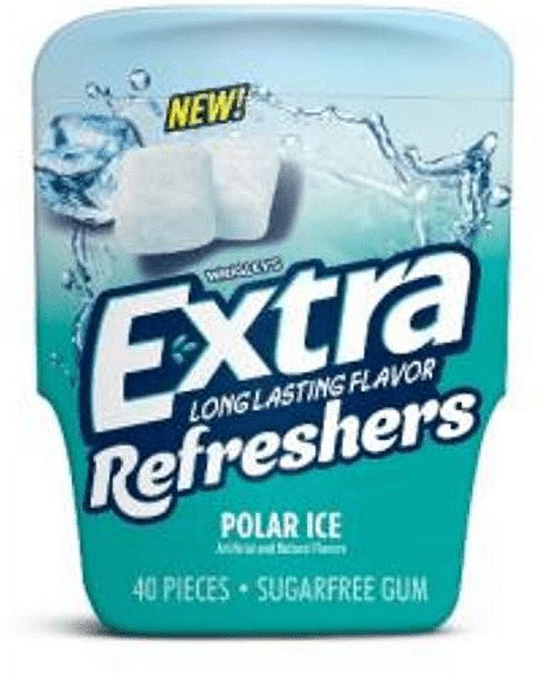 Extra Refreshers Polar Ice Chewing Gum (Pack of 14) - Walmart.com