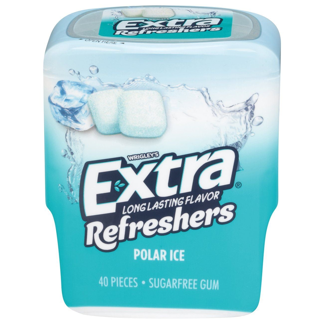 Extra Refreshers Polar Ice Sugarfree Chewing Gum - 40 pc Package May ...