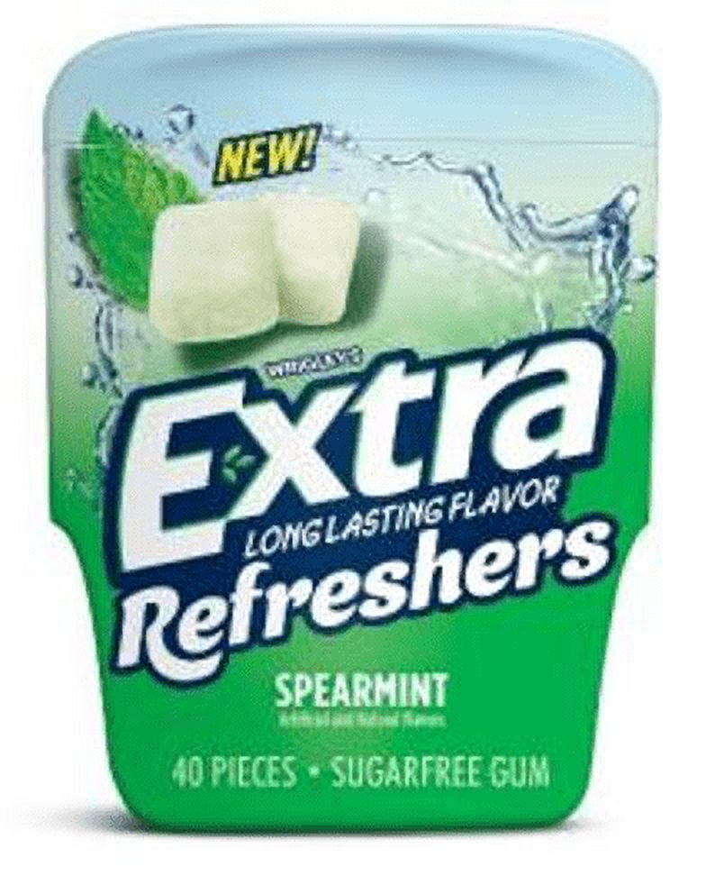 Extra Refreshers Spearmint Chewing Gum (Pack of 2) - Walmart.com