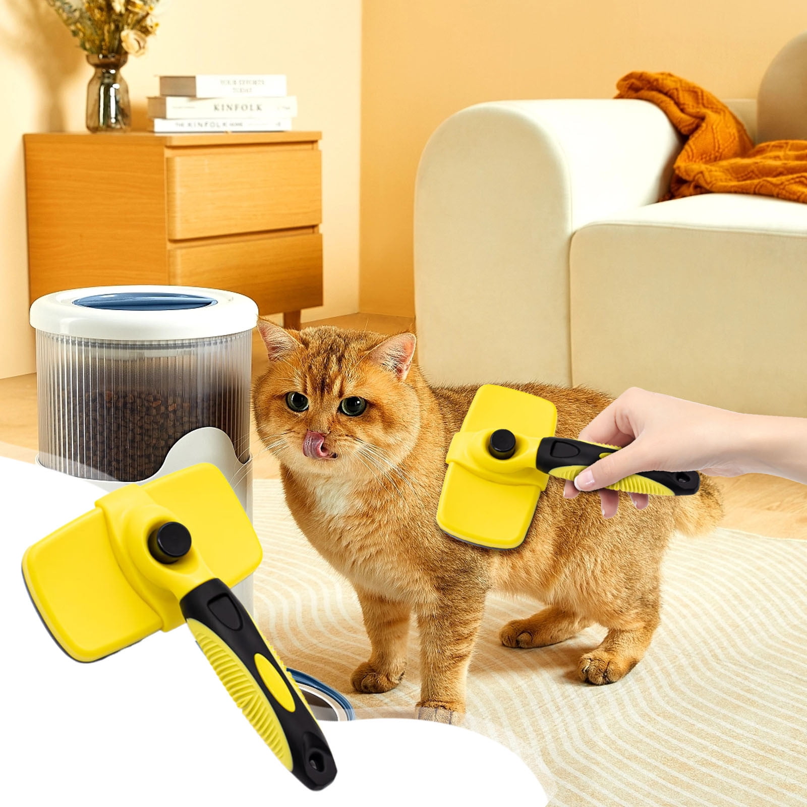 Extra Savings, Pet Grooming Comb, Hair Removal Comb for Cats & Dogs ...