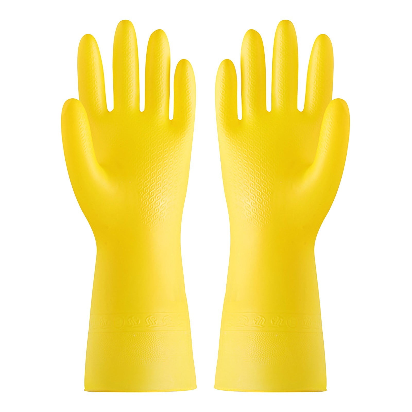 Extra Savings, Reusable Rubber Dishwashing Gloves, Non-Slip Insulation ...