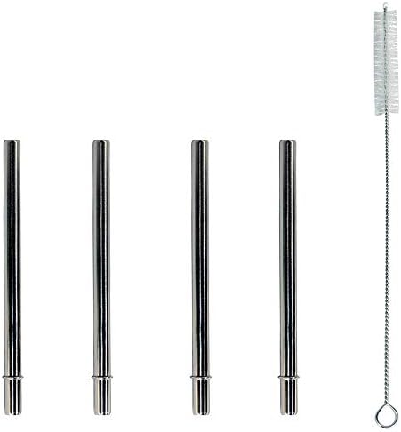 Extra Short 5" Safer Stainless Steel Straws for 12oz Thermos Funtainer ...