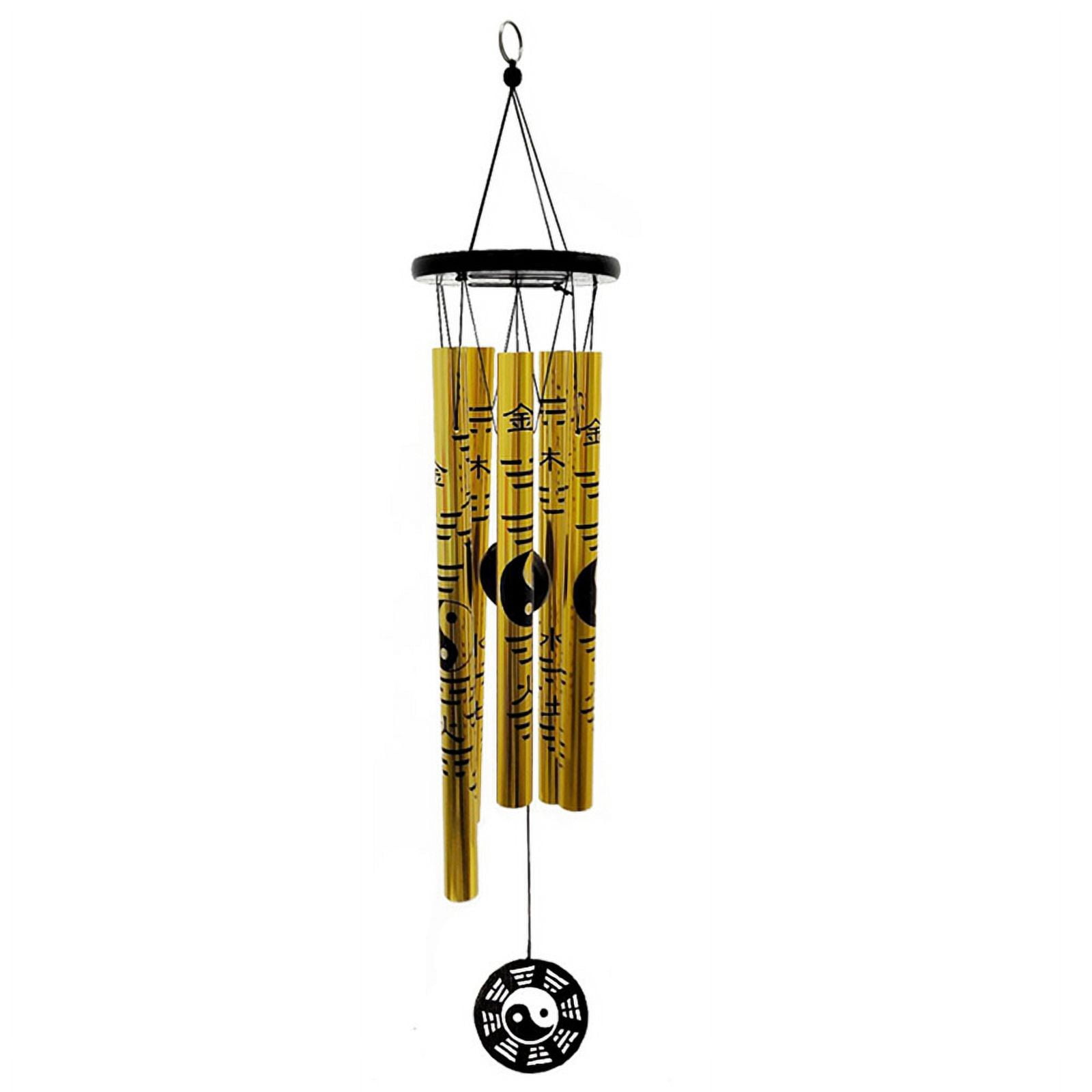 Extra Small Bagua Wind Chime Pendant Retro Metal Lucky Garden - Walmart.com