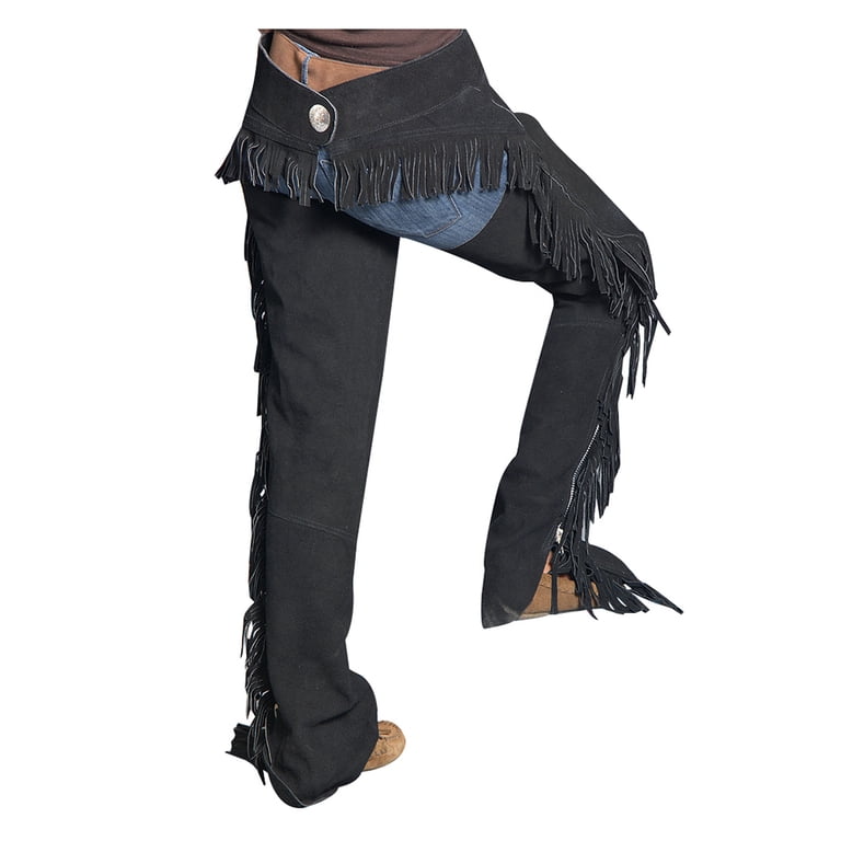 Leather Shotgun Chaps HILASON Brown Full Grain Leather Shotgun Chap ...