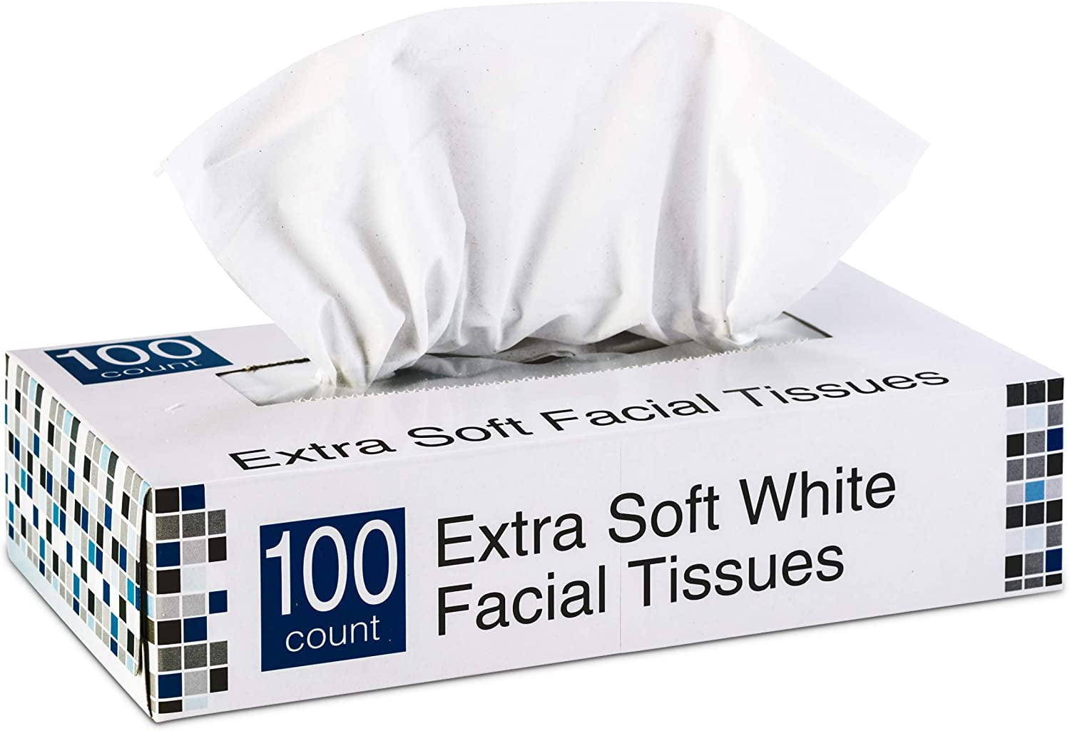 Extra Soft Facial Tissues, Large (Case of 30 Boxes, 100 Sheets Per Box ...