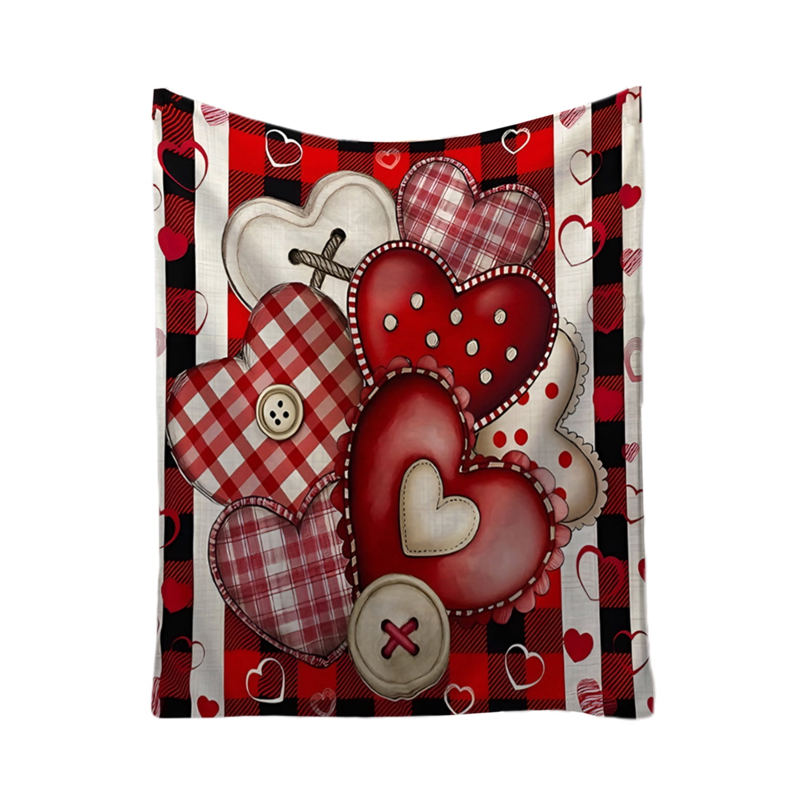 Extra Soft Flannel Blanket, Double Sided Printed Throw Blanket for Sofa ...