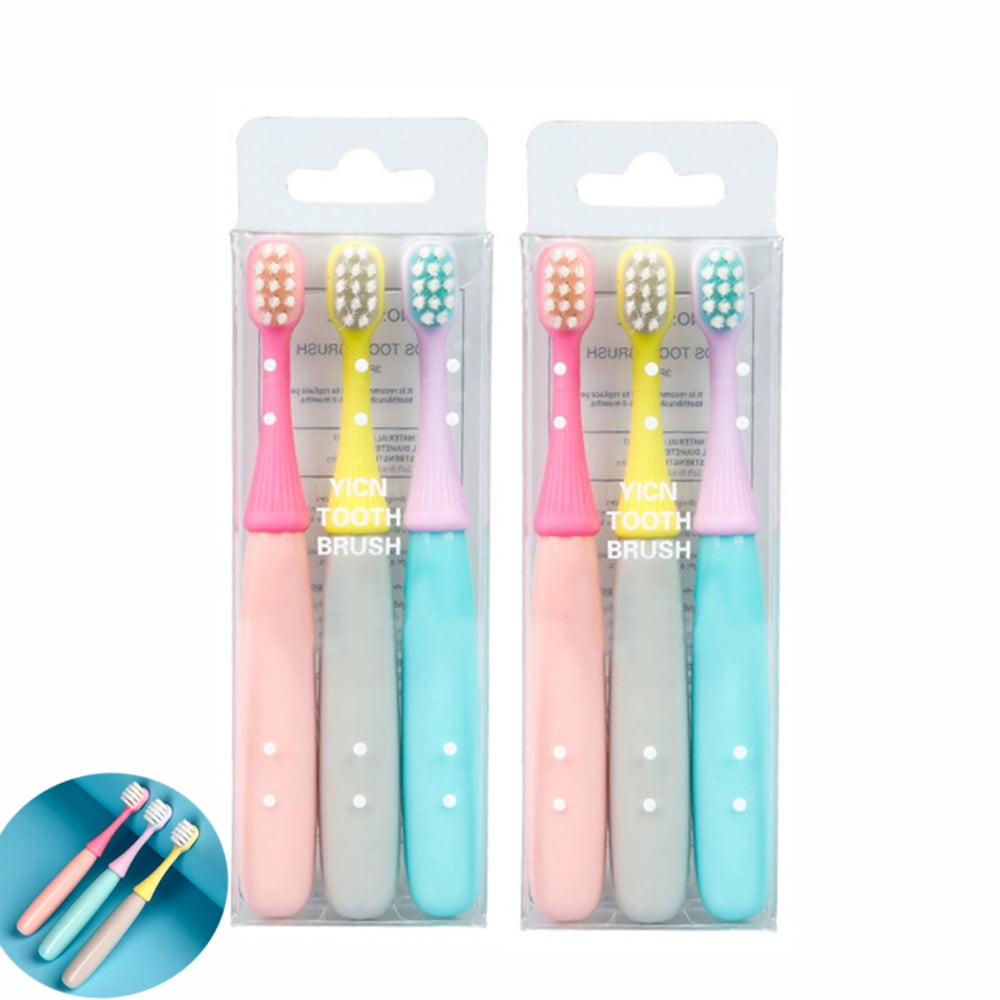 Extra Soft Toothbrush (6 Count) for Sensitive Teeth, Upgraded Micro ...