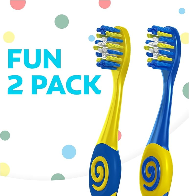 Extra Soft Toothbrush for Kids, Kids Toothbrush Pack with Built in ...