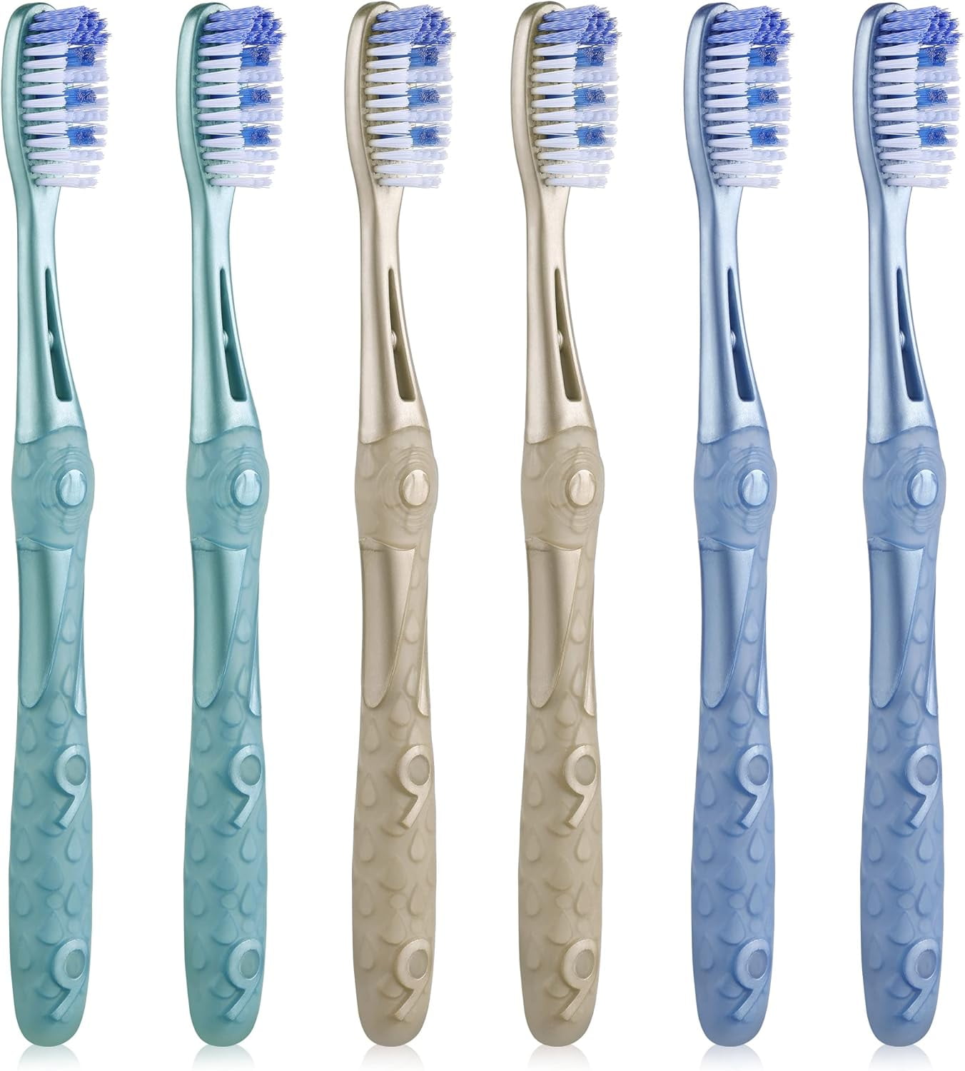 Extra Soft Toothbrushes for Adults Sensitive Gums, Upgraded 20000 Soft ...