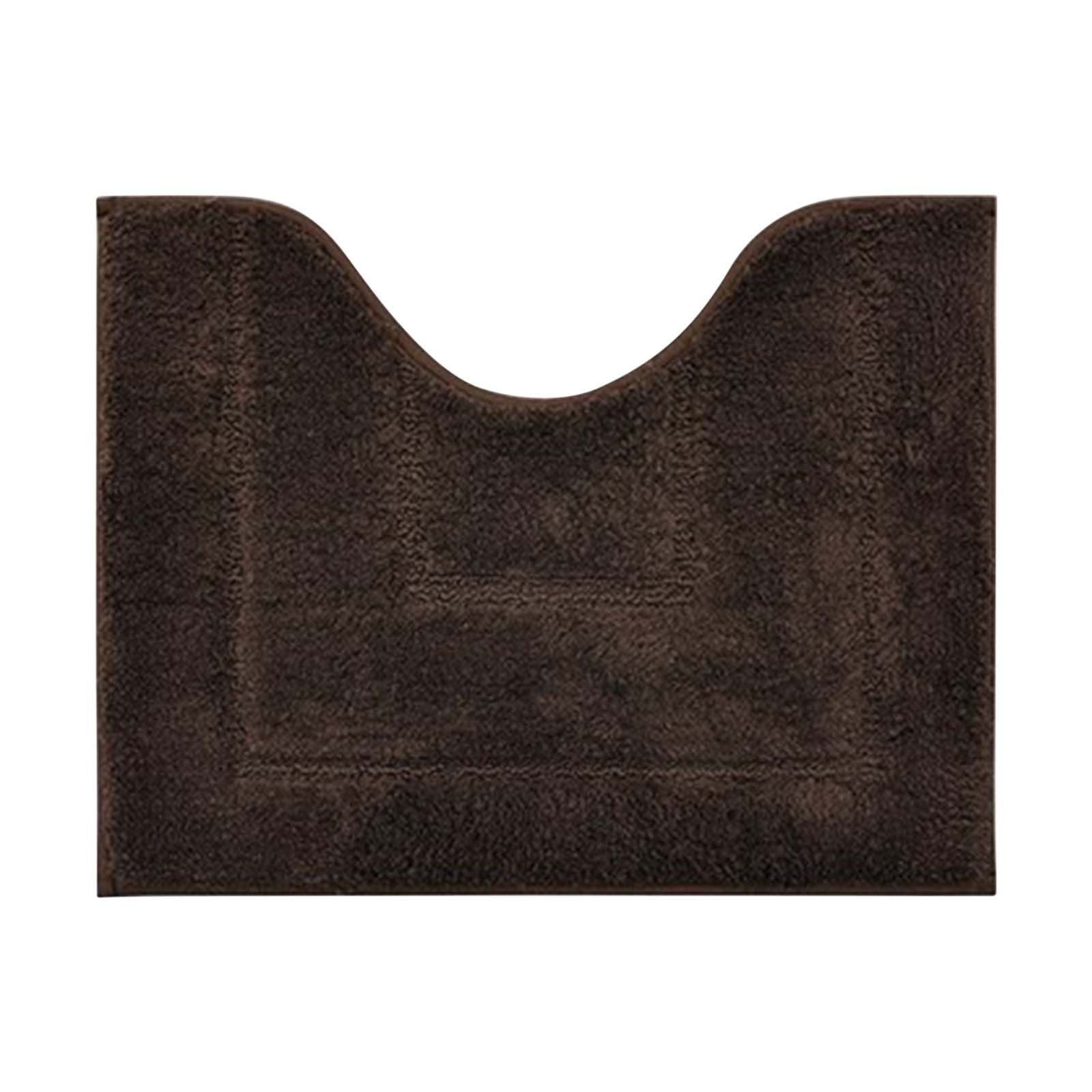 Extra Soft U-Shape Toilet Rug, Water Absorbent Mat for Bathroom ...