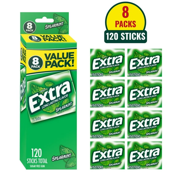 EXTRA Gum Winterfresh Sugar-Free Chewing Gum, Bulk Multipack, 15 Pieces ...