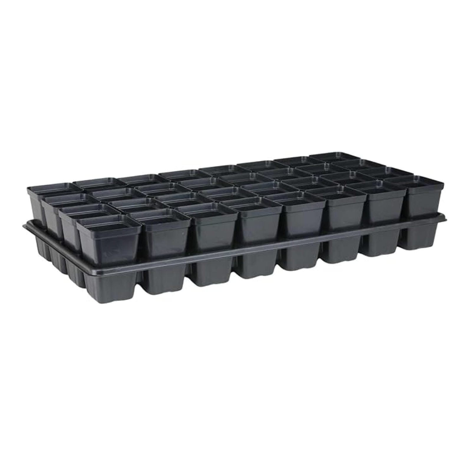 Extra Strength 32 Cell Seedling Starter Trays w/Inserts, 2 Pack, for ...
