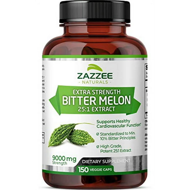 Extra Strength Bitter Melon Root 25:1 Extract, 9000 Mg Strength, 150 ...