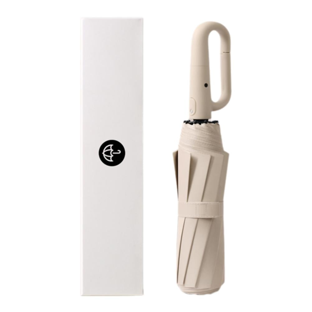 Extra Strength Foldable 10 Bone Umbrella Rings Buckle Automatic Sunsc ...