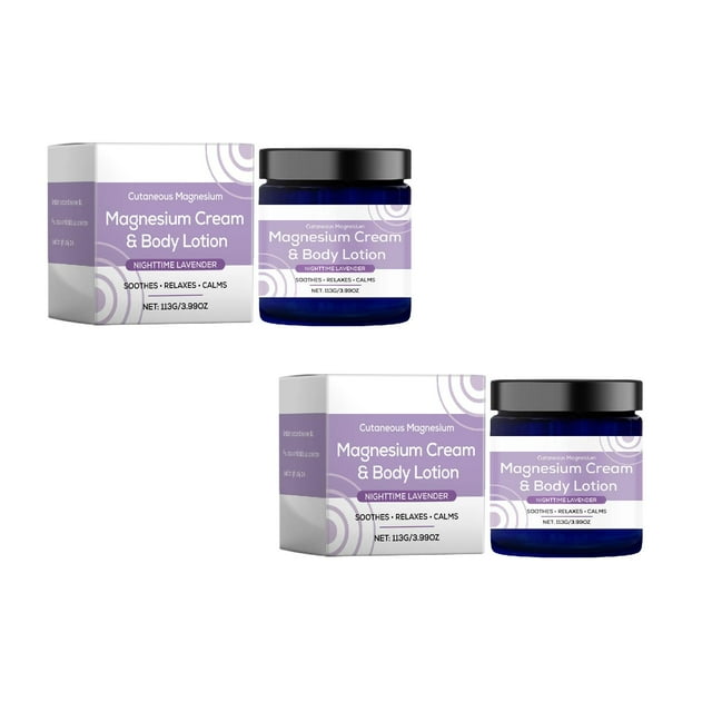 Extra Strength Lavender Non-Greasy Lotion, Magnesium Chloride Cream for ...
