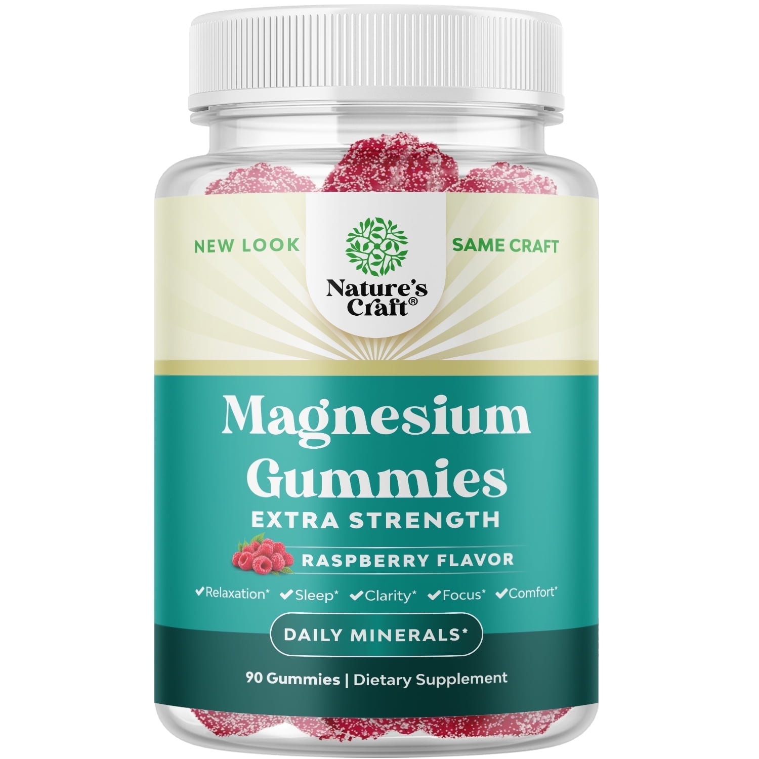 Natures Craft Extra Strength Magnesium Citrate Gummies Supplement ...