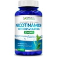 Extra Strength Nicotinamide 1200mg with Resveratrol (Vitamin B-3) 120 ...