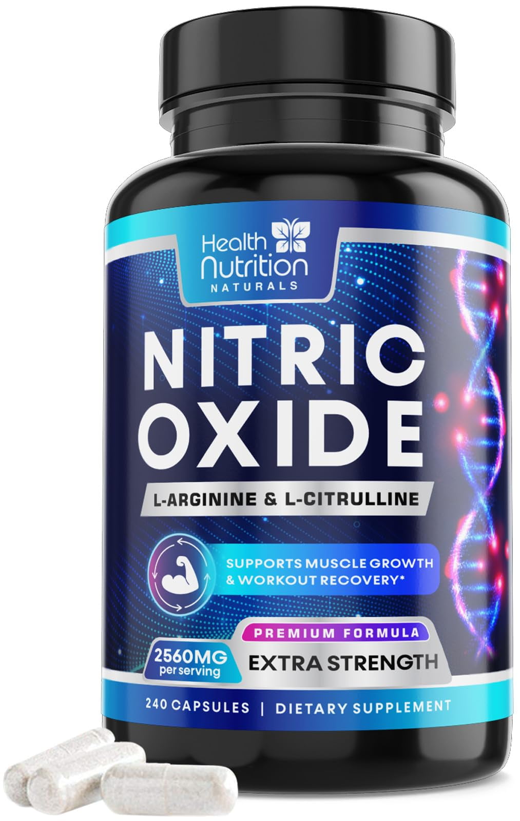 Nitric Oxide Supplement - Extra Strength Preworkout Pills with L ...