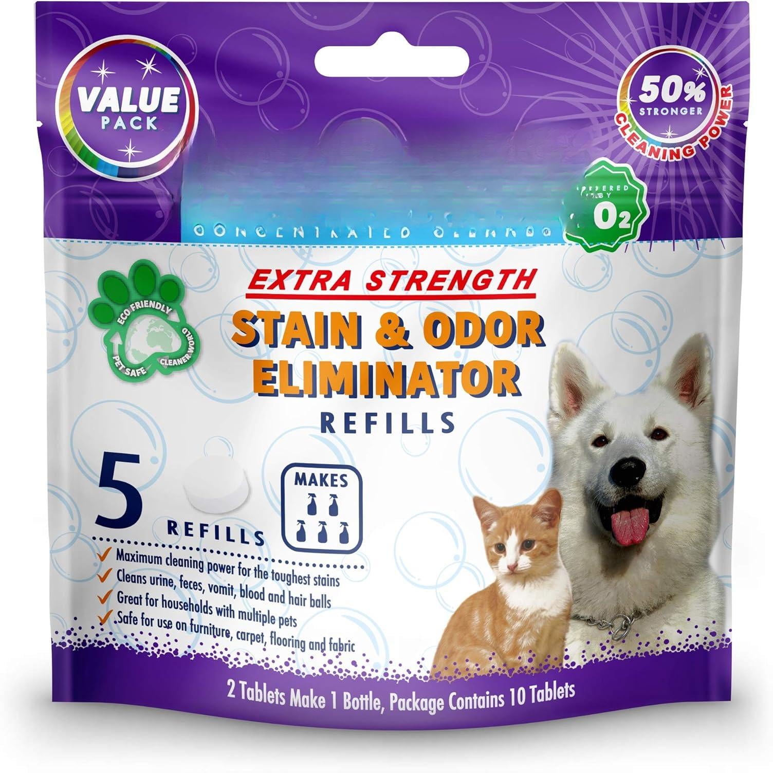 Extra Strength Pet Stain and Odor Remover (10 Tablets) - Walmart.com