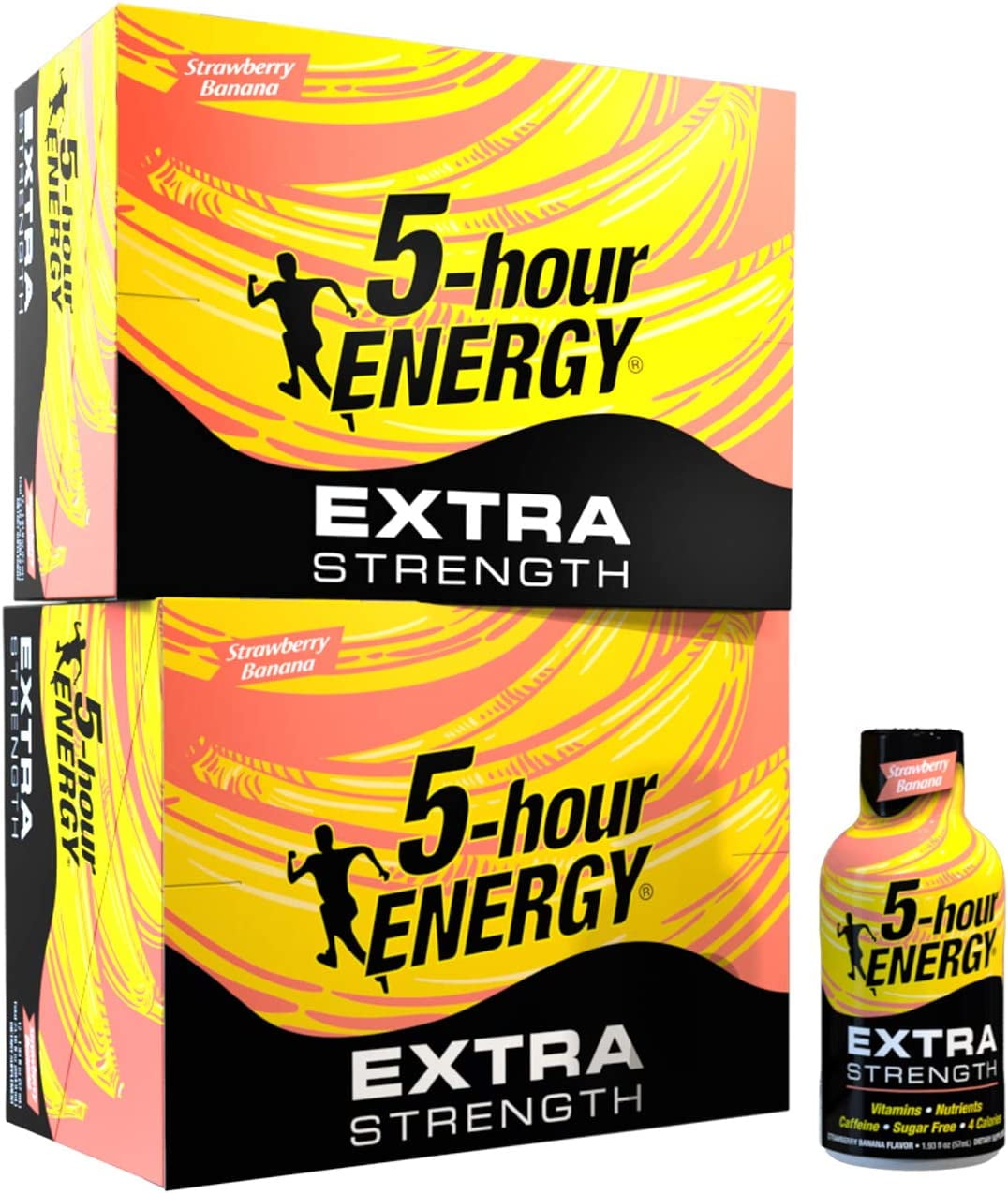 Extra Strength Shots – Strawberry Banana Flavor – 24 Count - Walmart.com