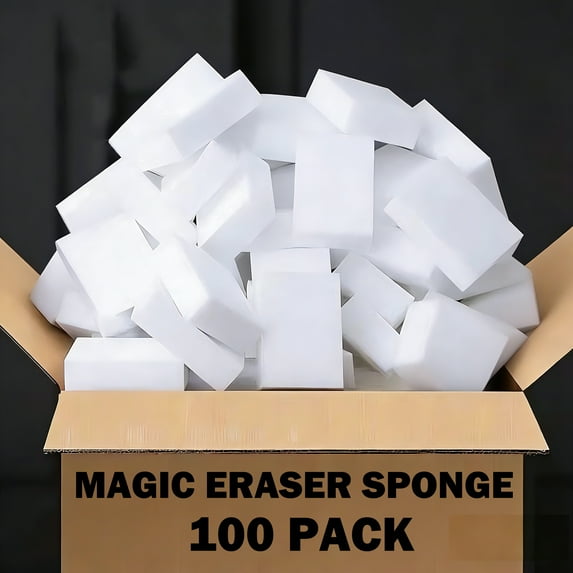 Extra Strong Magic Sponge Eraser, 100 Pack Multi-Functional Melamine ...
