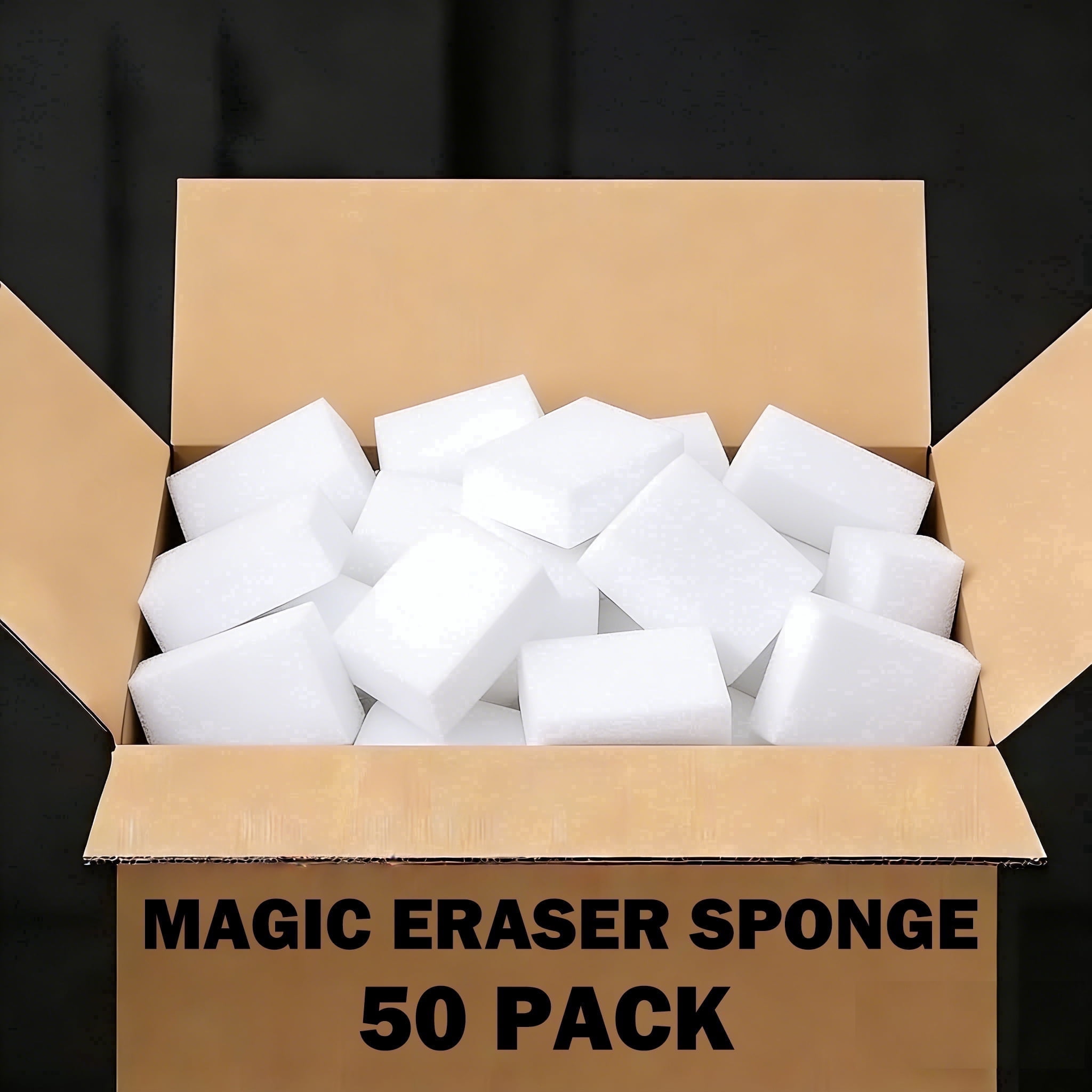 Extra Strong Magic Sponge Eraser,50 Pack Multi-Functional Melamine ...