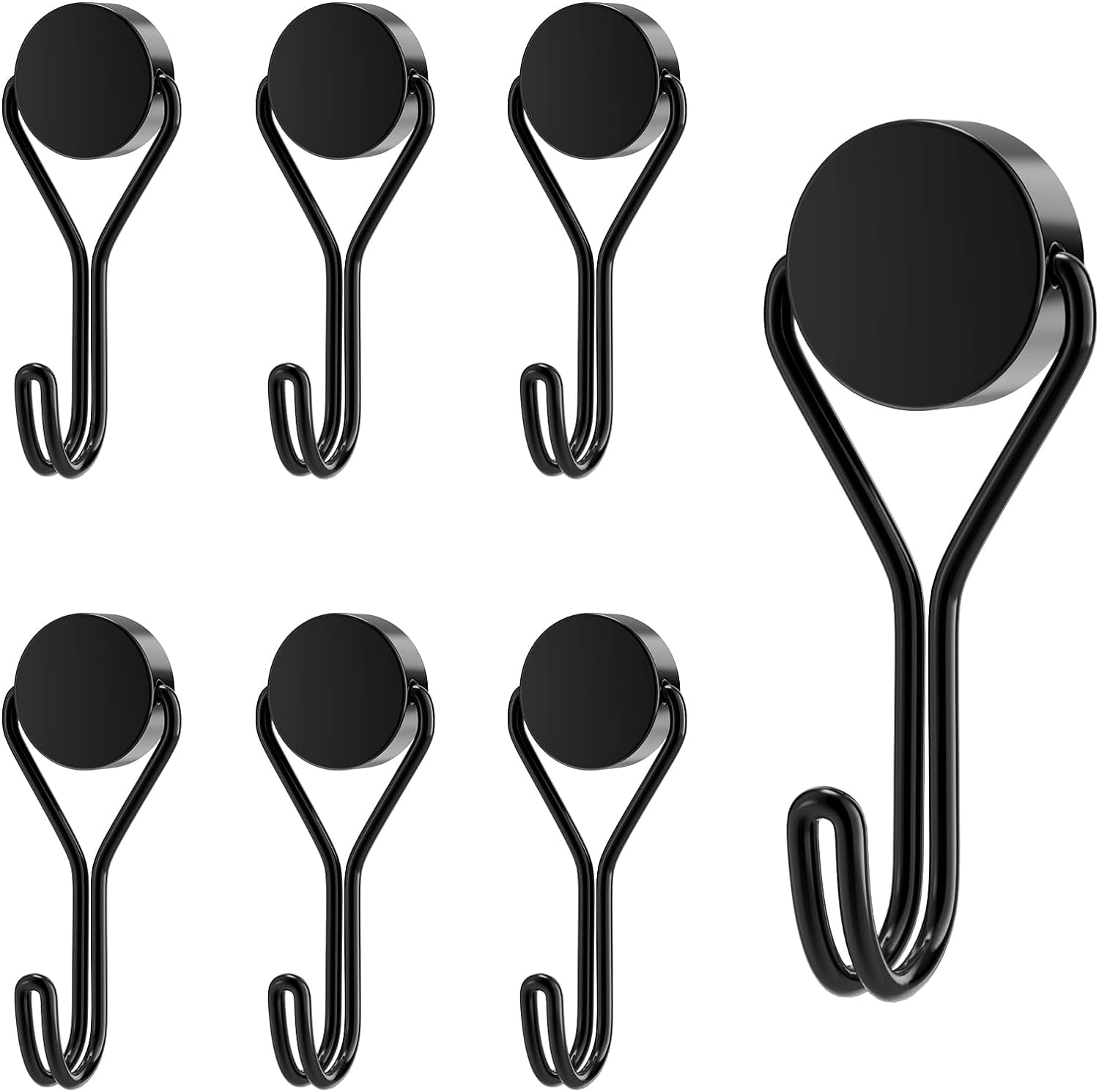 Extra Strong Magnetic Hooks - Pack of 8 - Walmart.com