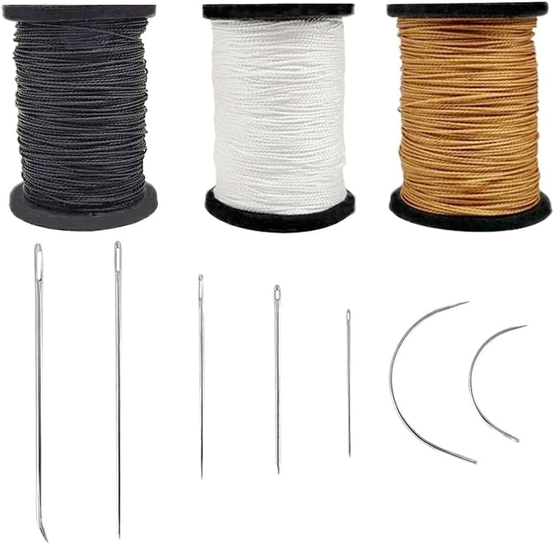 Extra Strong Upholstery Repair Sewing Thread Kit and Heavy Duty ...