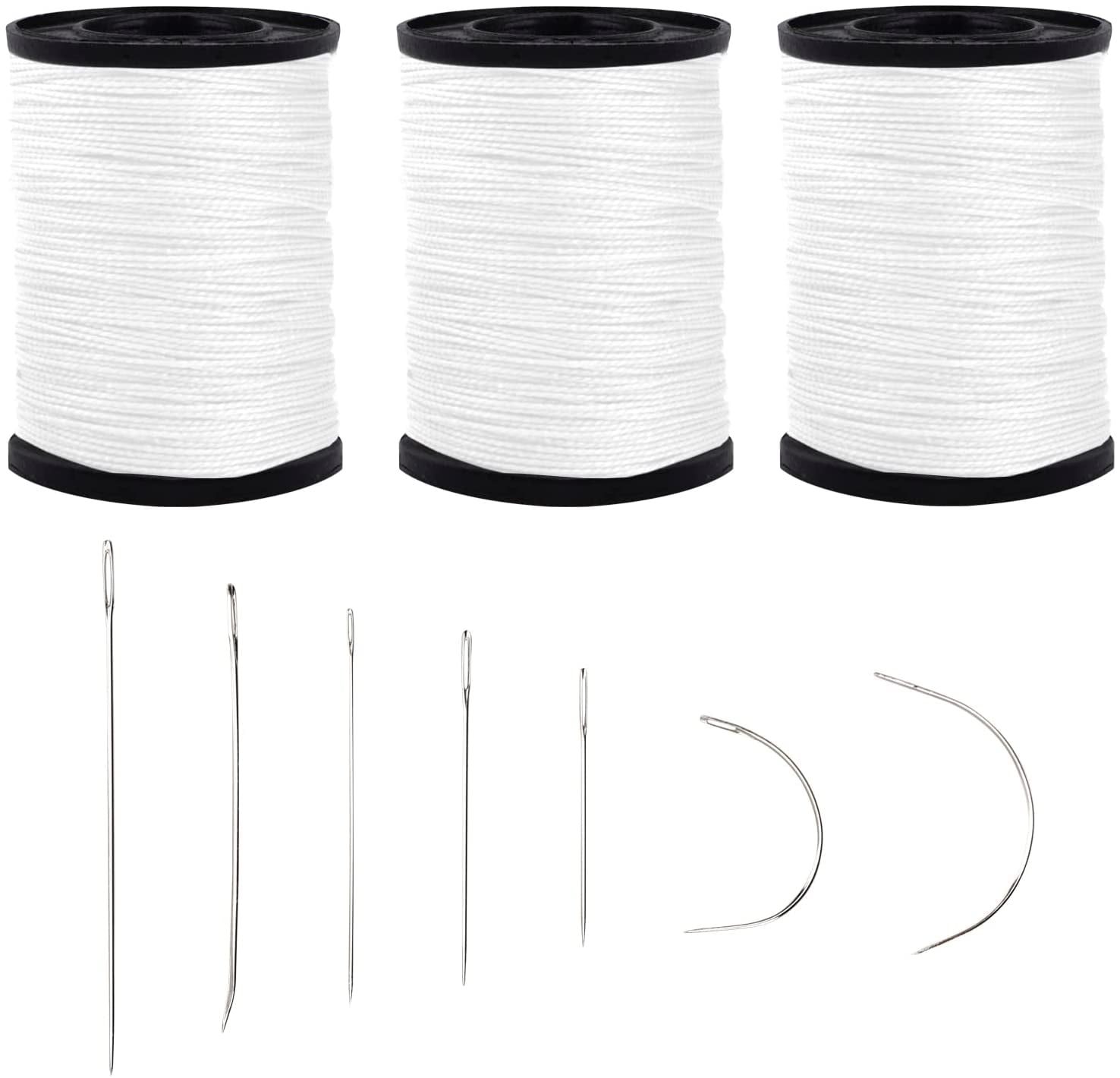 Extra Strong Upholstery Repair Sewing Thread Kit and Heavy Duty ...