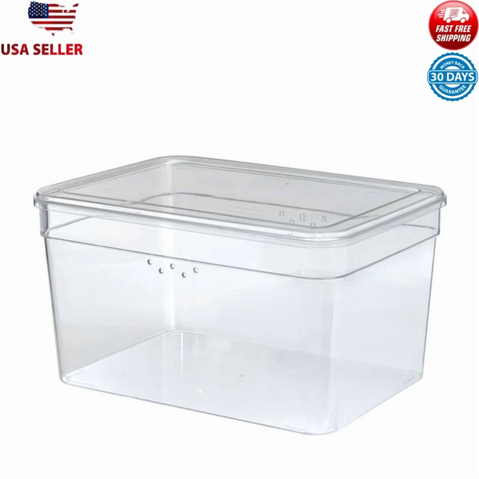 Extra Tall Clear Plastic Shoe Box Bpa Free W/ Lid Stackable Organizer ...