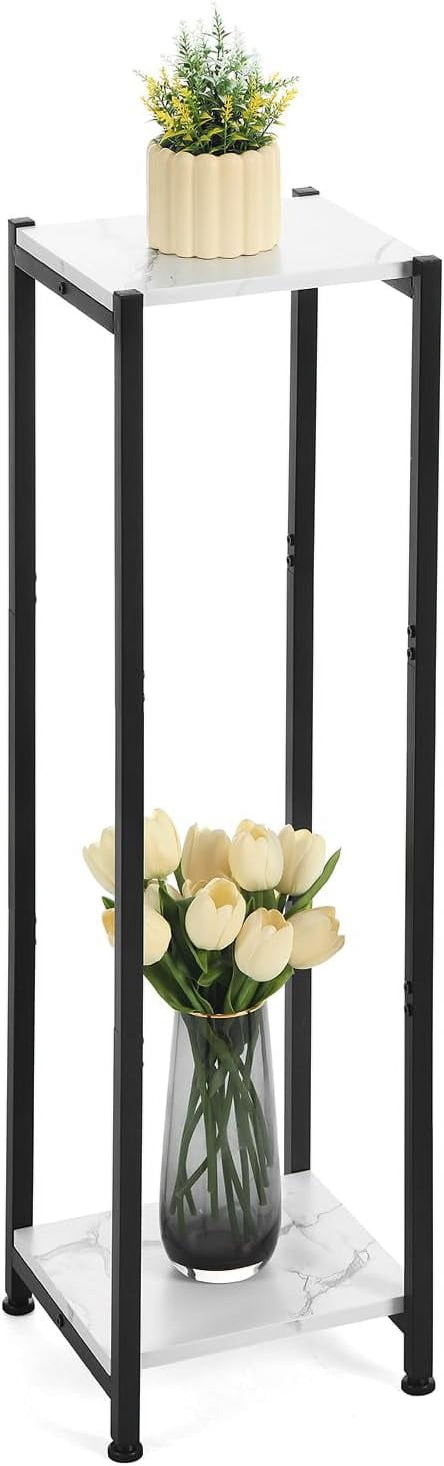 Extra Tall Plant Stand Indoor,40 Inch Plant Stands,2 Tier Metal Plant ...