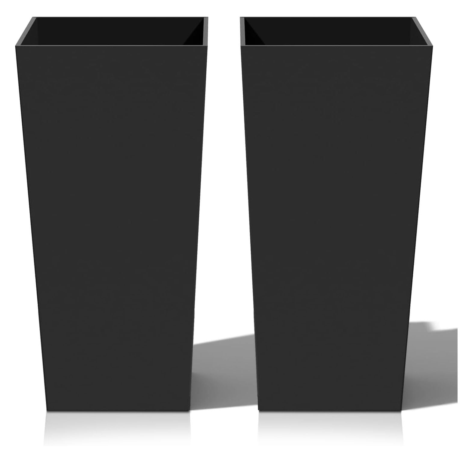 Extra Tall Planter Outdoor Indoor, Large Resin Plant Pots for Trees ...