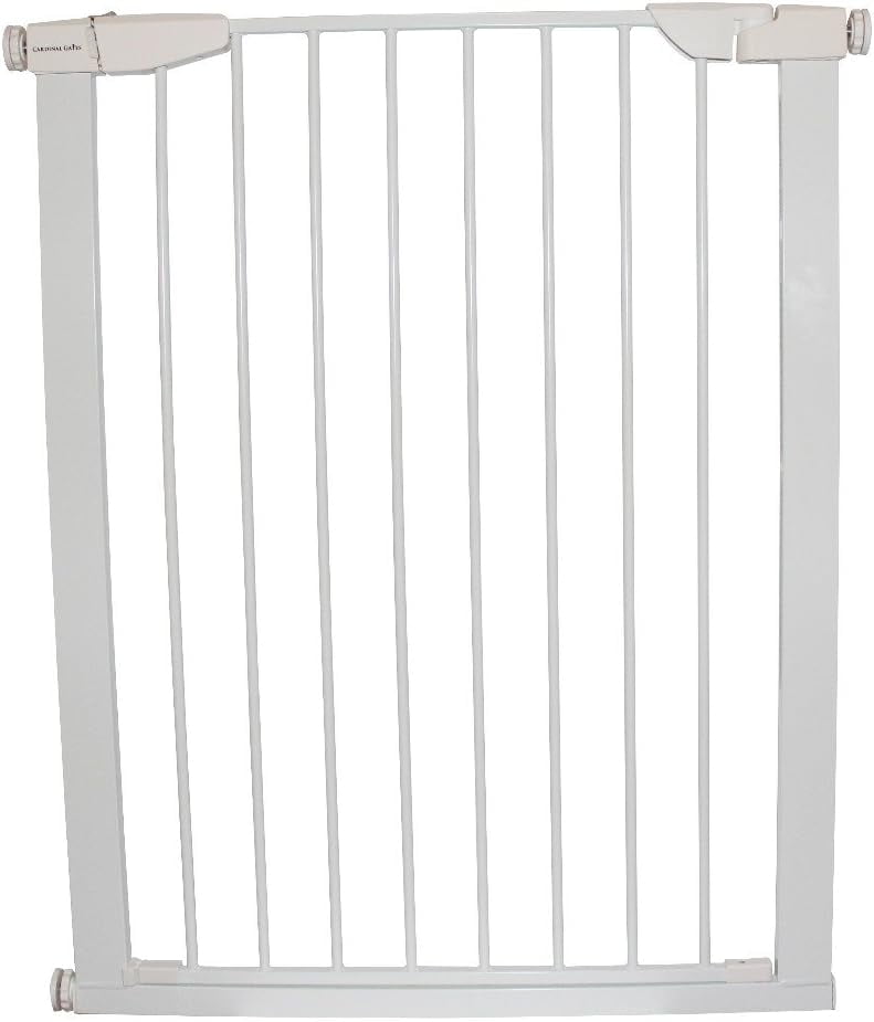 Extra Tall Premium Pressure Pet Gate White 29½"-32½" Wide x 36" Tall ...