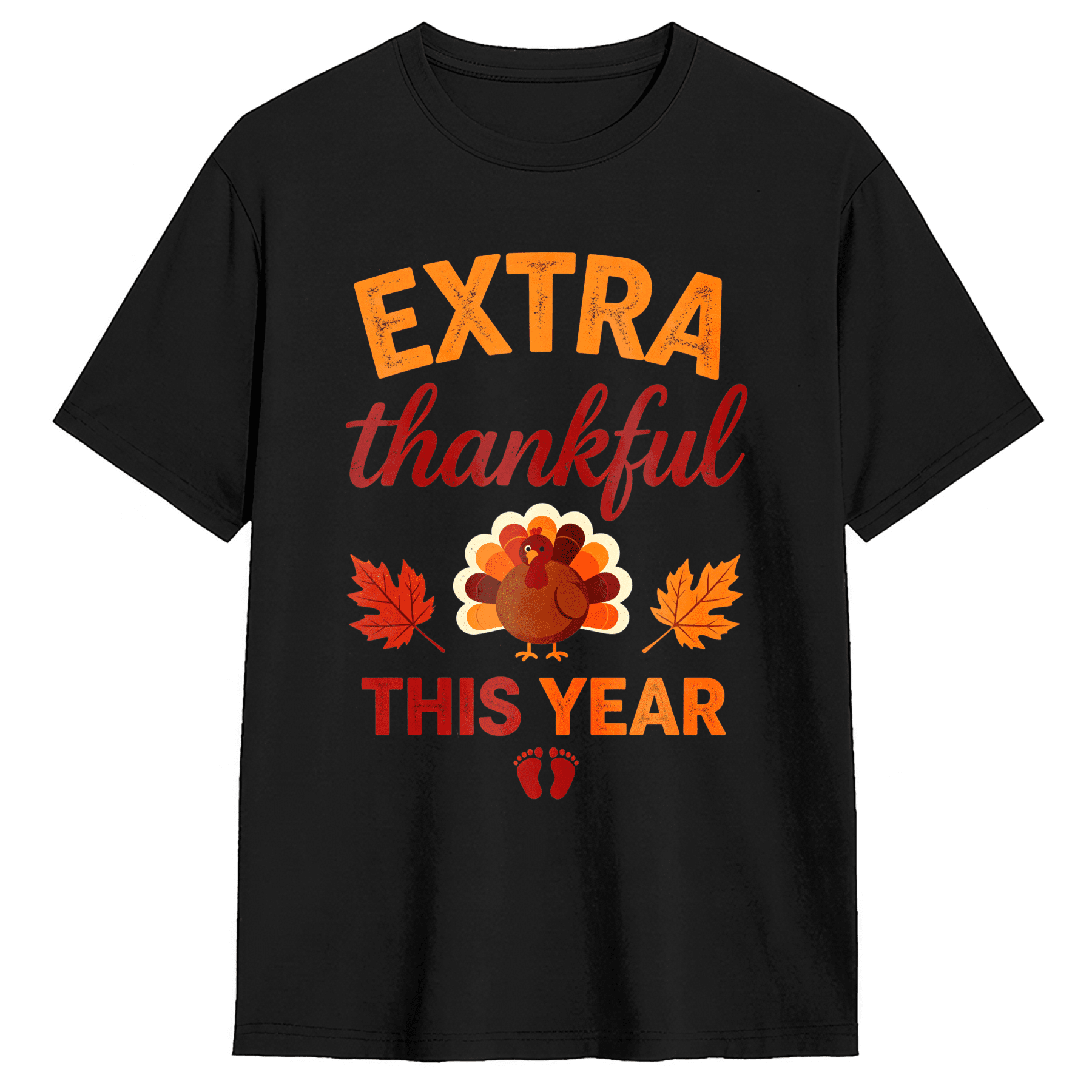 Extra Thankful Turkey Thanksgiving Cool Graphic Tee For Men And Women ...