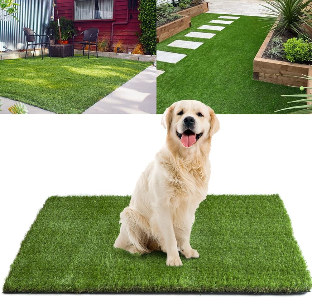 Extra Thick Artificial Grass Turf Outdoor, 1.77 Inch 1ft X 47ft ...