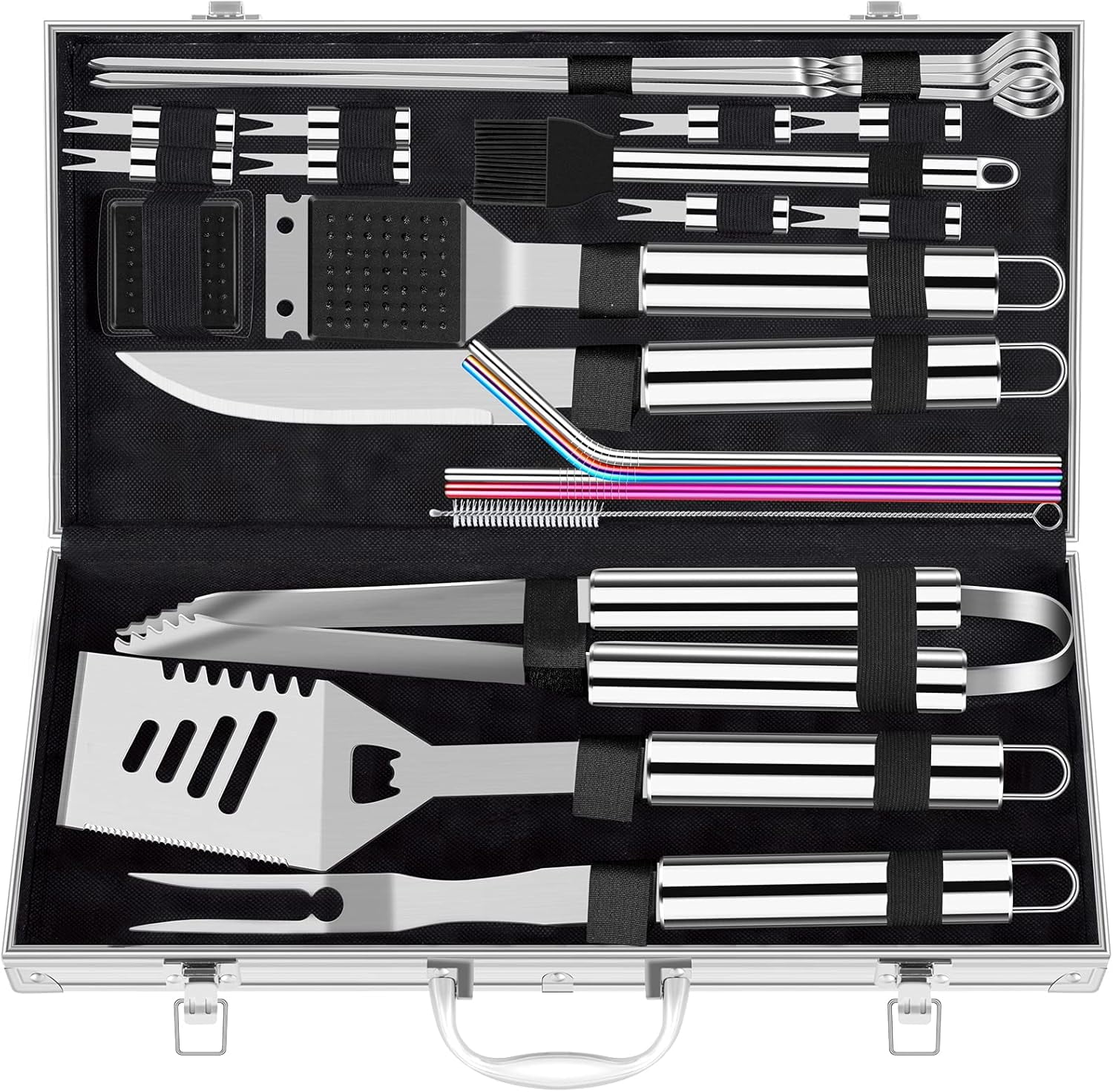 Extra Thick BBQ Grill Accessories, Fathers Day Grilling Gifts Set for ...