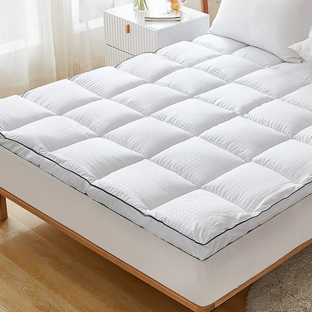VOUA Extra Thick California King Mattress Topper, Cooling Pillow Top ...